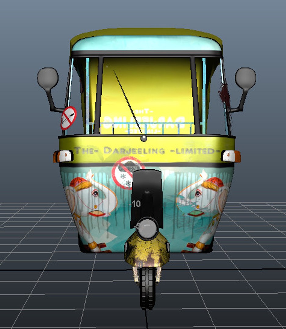 3d Tuk Animation Model