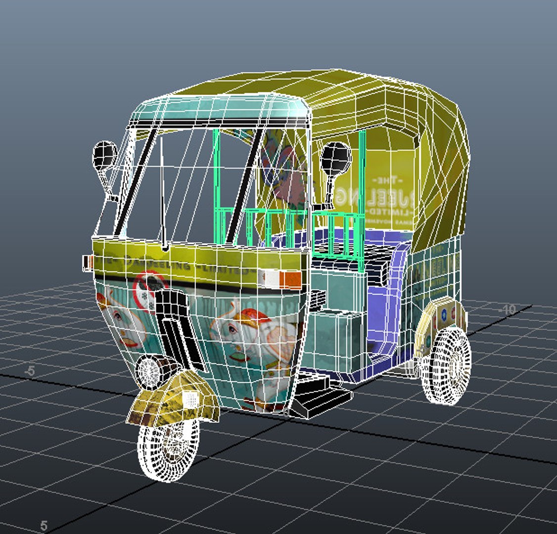 3d Tuk Animation Model