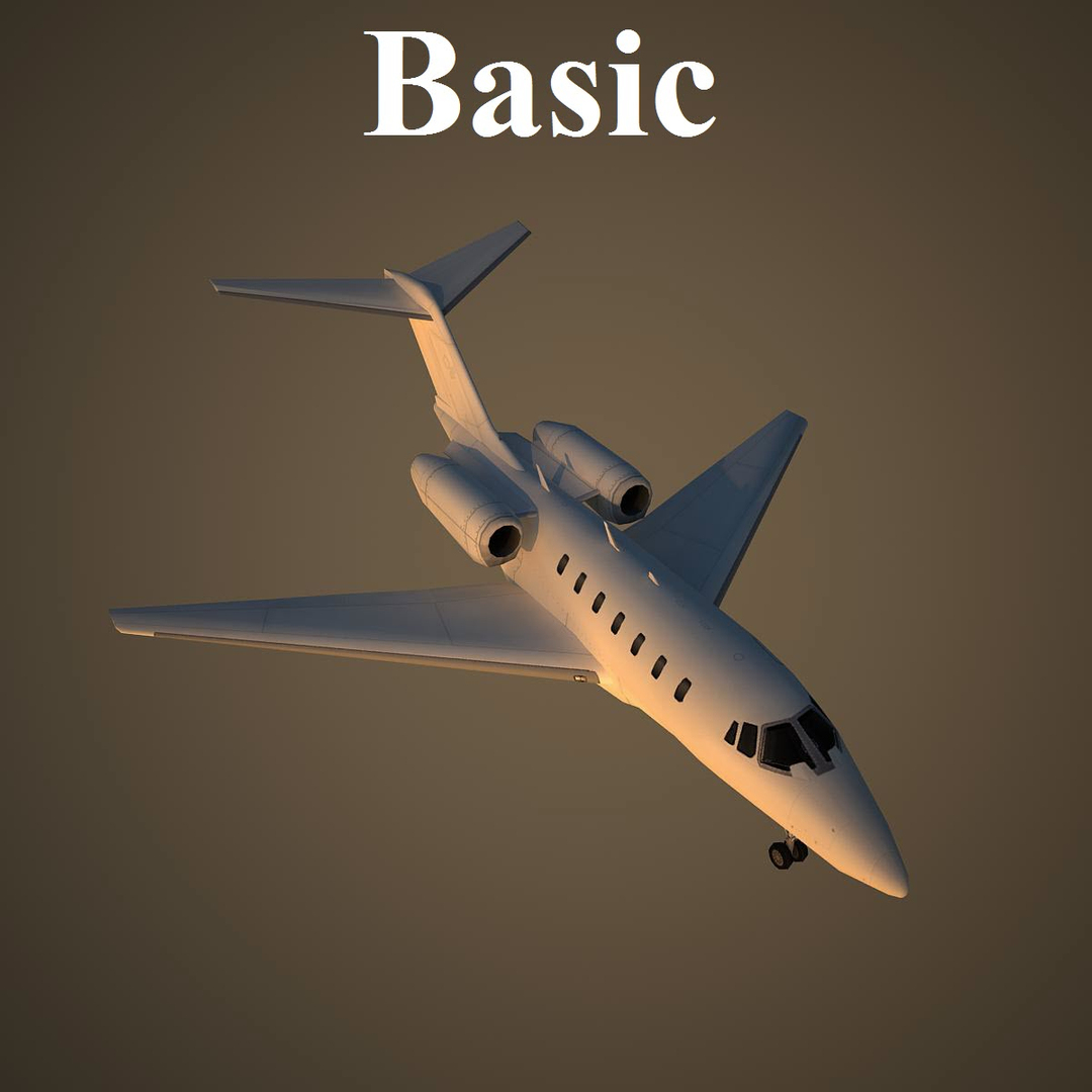 Cessna 750 Basic 3d Max