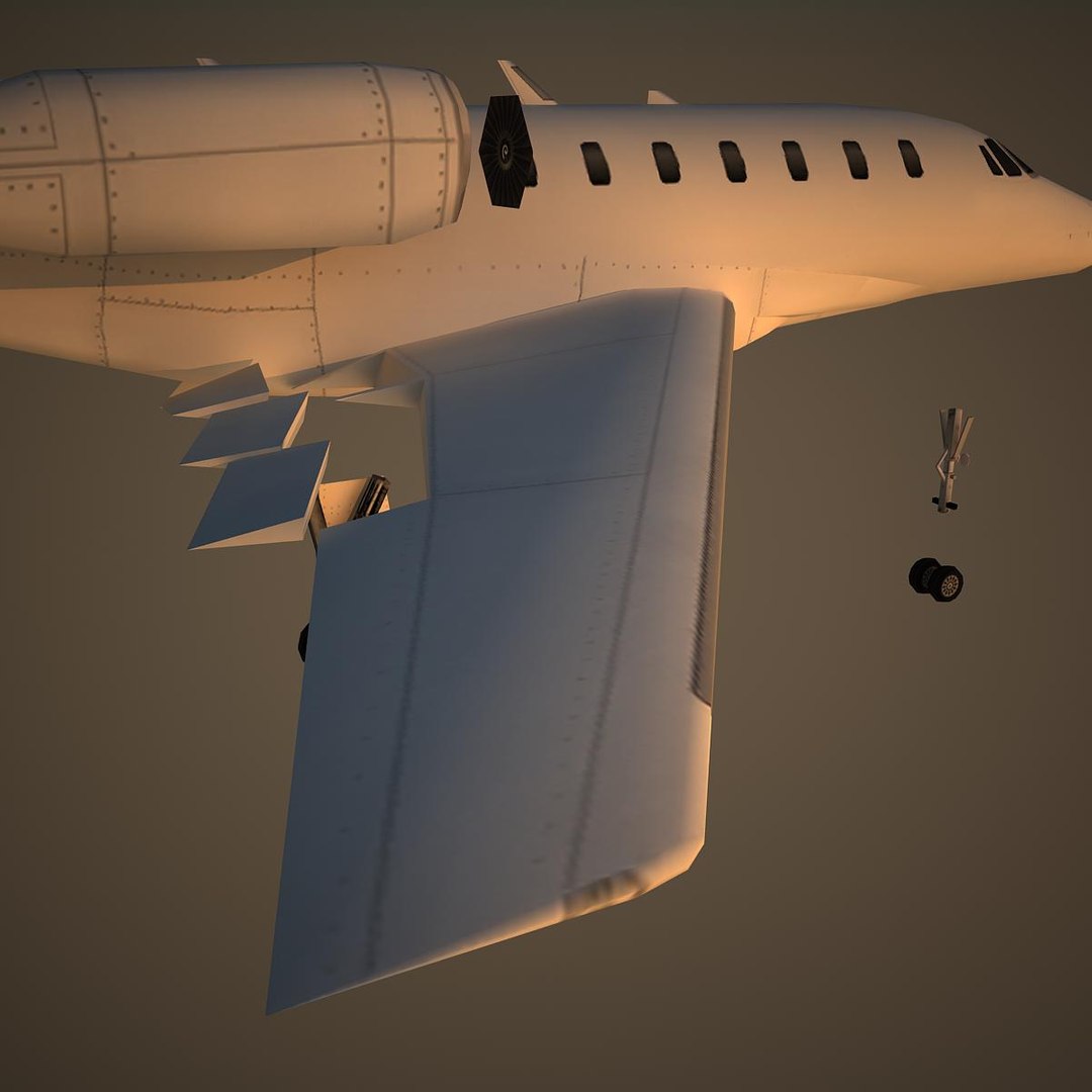 Cessna 750 Basic 3d Max