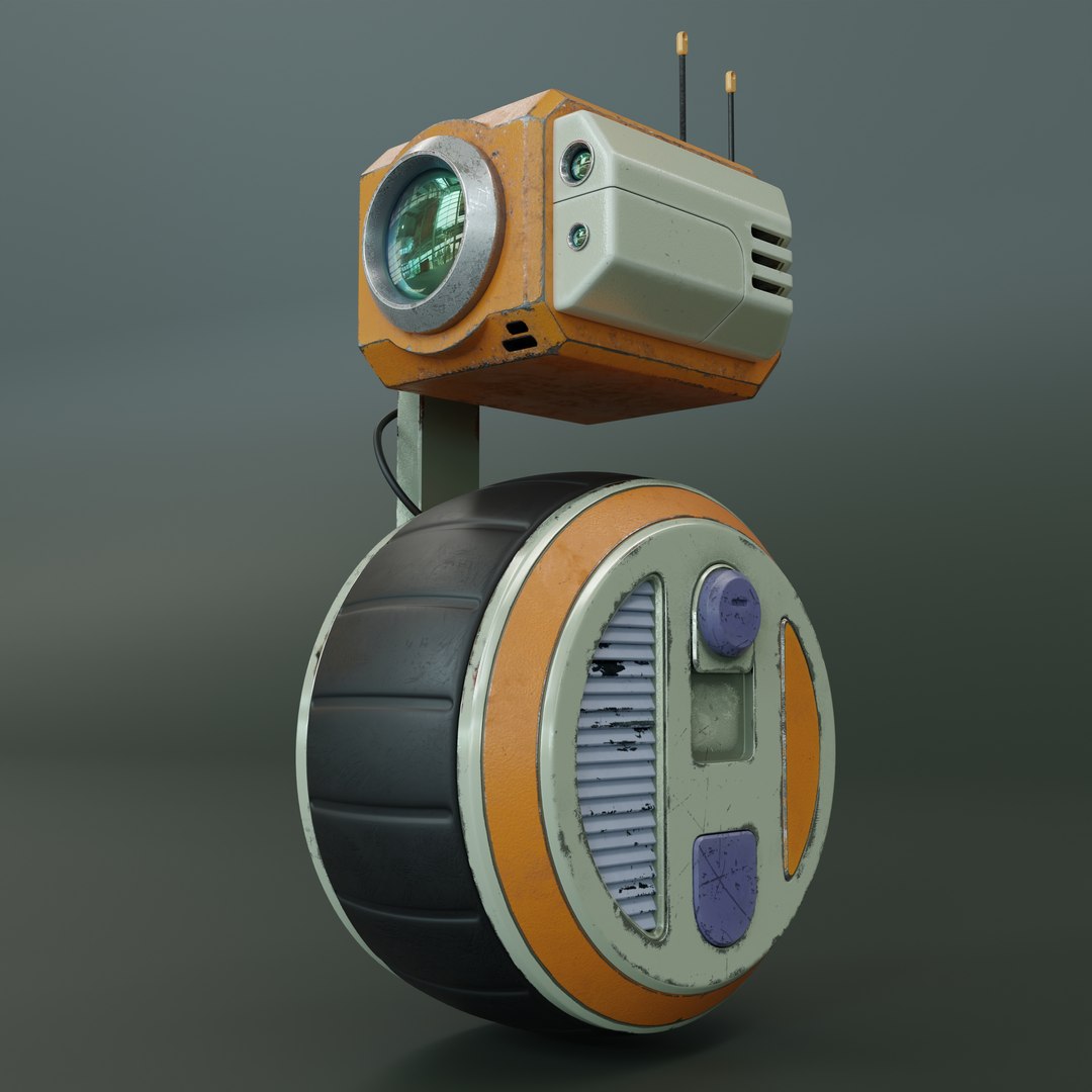 D-0 Droid Model - TurboSquid 2203009