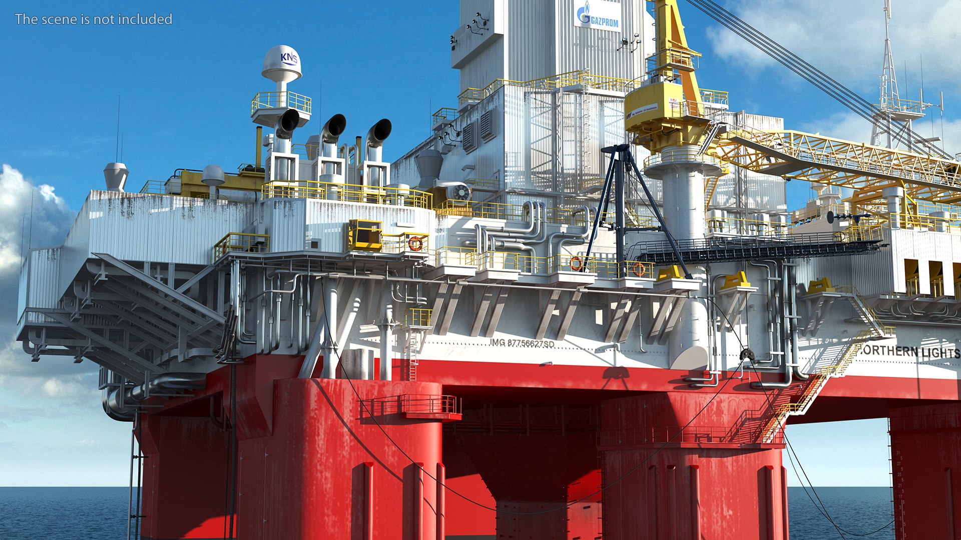 Black Marlin Heavy Load Carrier with Drilling Rig 3D model - TurboSquid ...