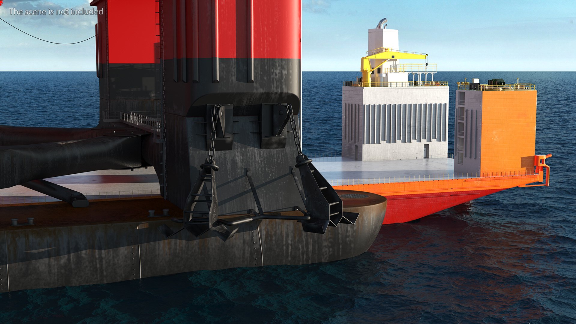 Black Marlin Heavy Load Carrier with Drilling Rig 3D model - TurboSquid ...