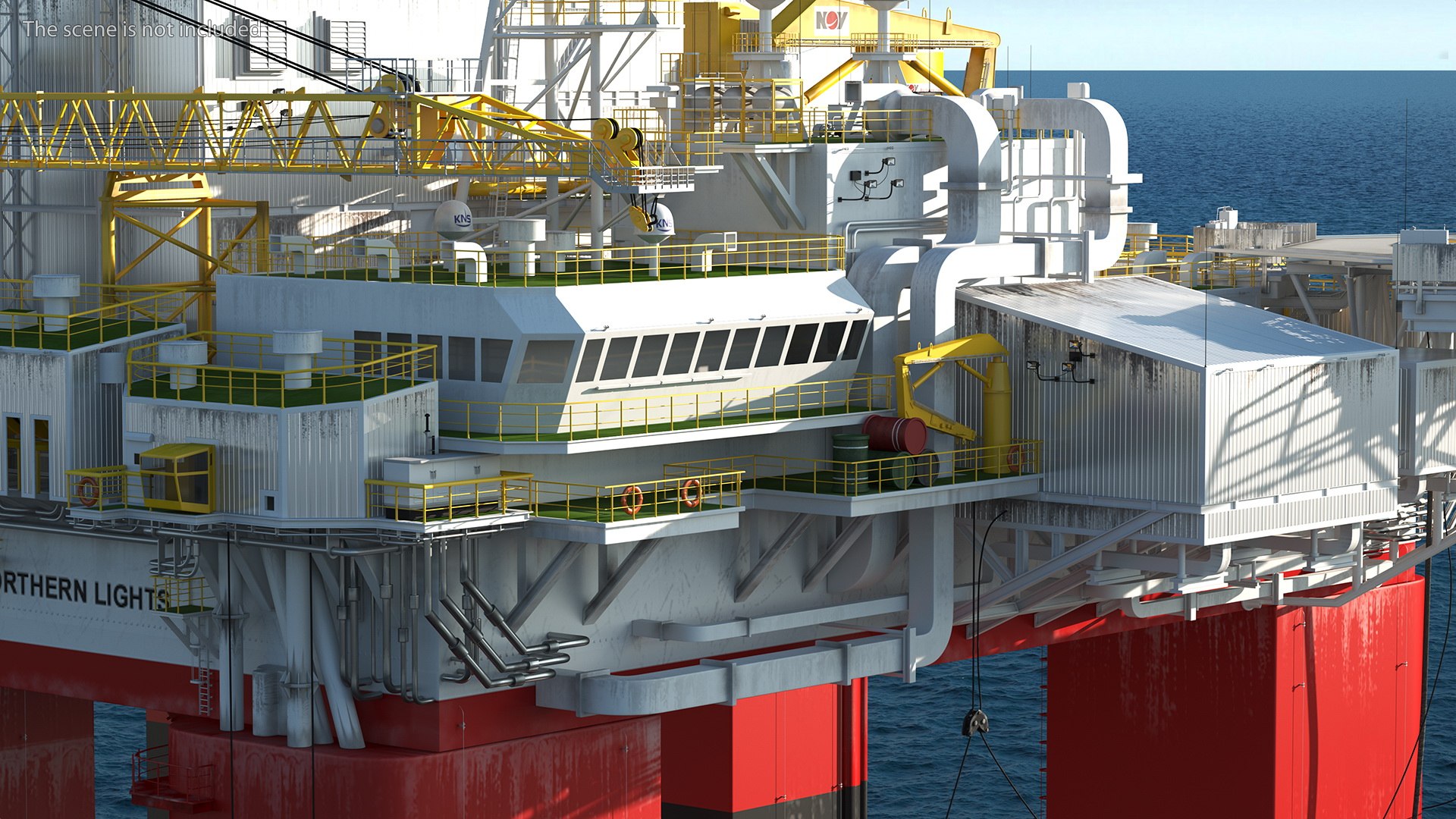 Black Marlin Heavy Load Carrier with Drilling Rig 3D model - TurboSquid ...