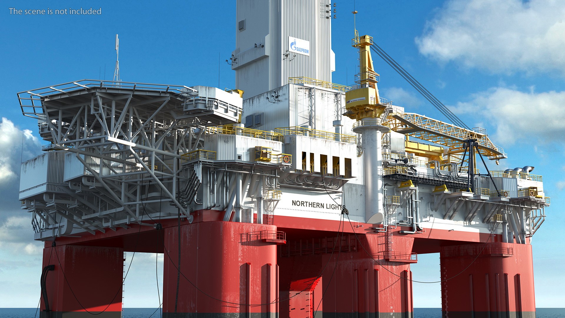 Black Marlin Heavy Load Carrier with Drilling Rig 3D model - TurboSquid ...