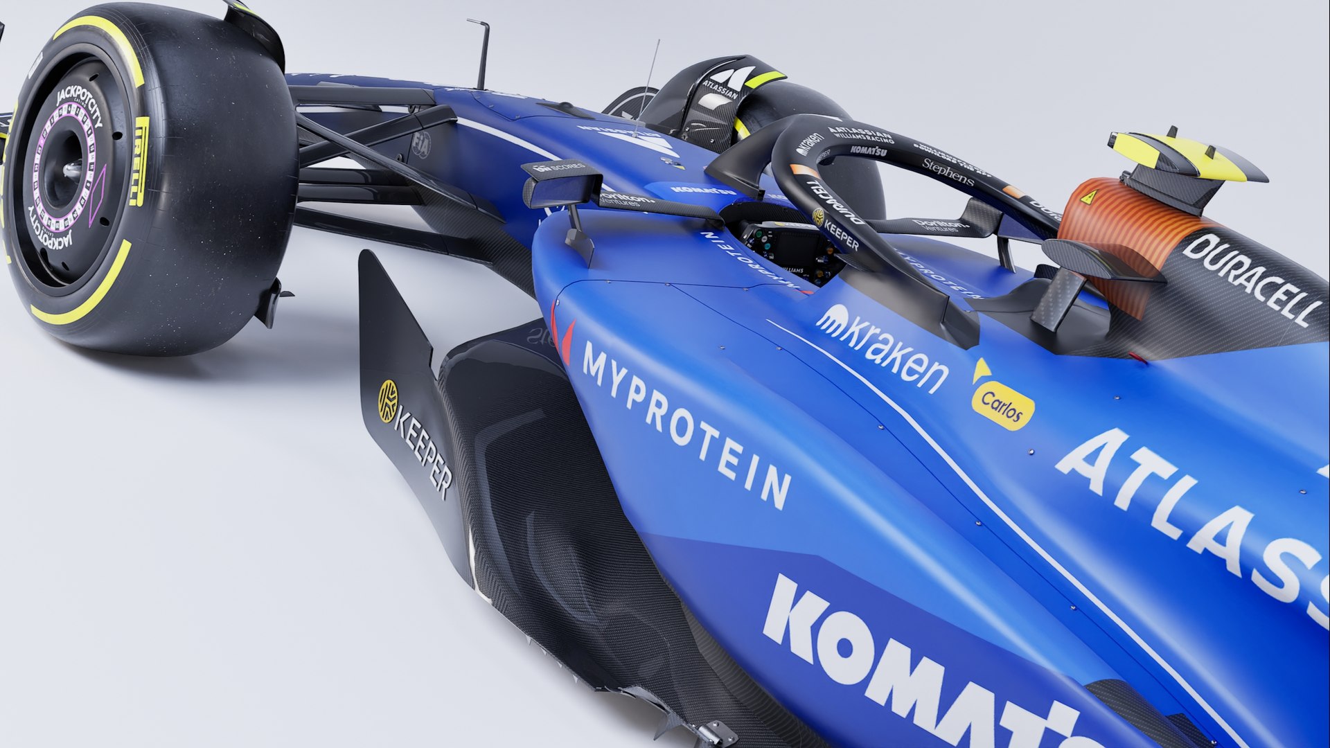 3D F1 2025 Williams FW47 Formula 1 Race Car Low-poly 3D Model Model ...