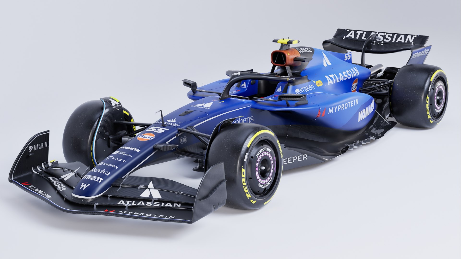 3D F1 2025 Williams FW47 Formula 1 Race Car Low-poly 3D Model Model ...