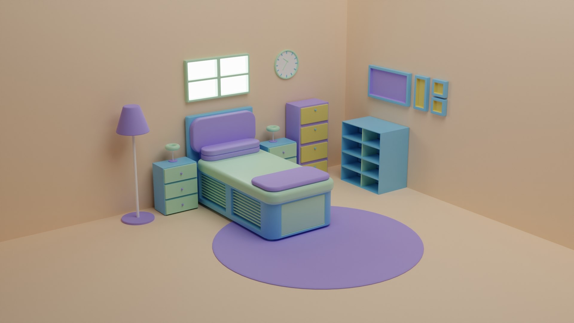 Bedroom Scene Models Pack 3D model - TurboSquid 2056374