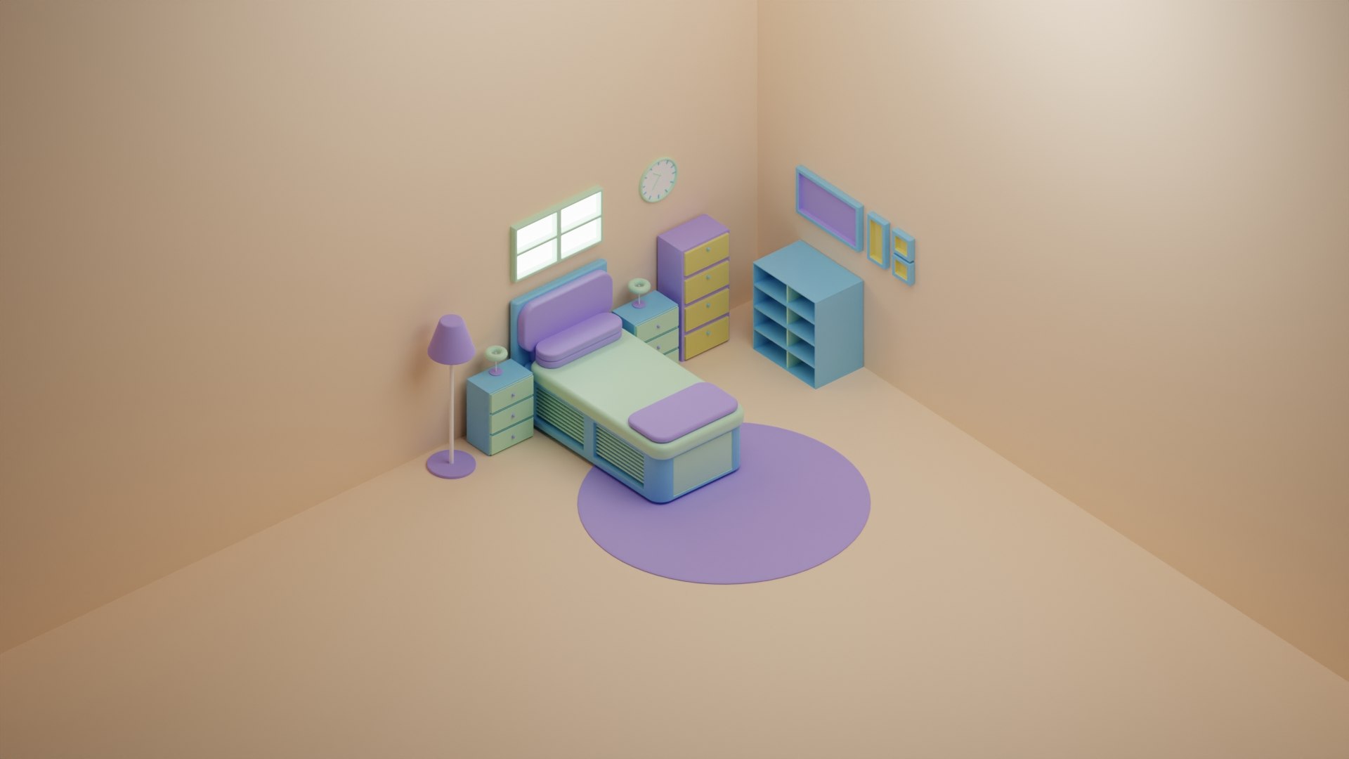 Bedroom Scene Models Pack 3D model - TurboSquid 2056374