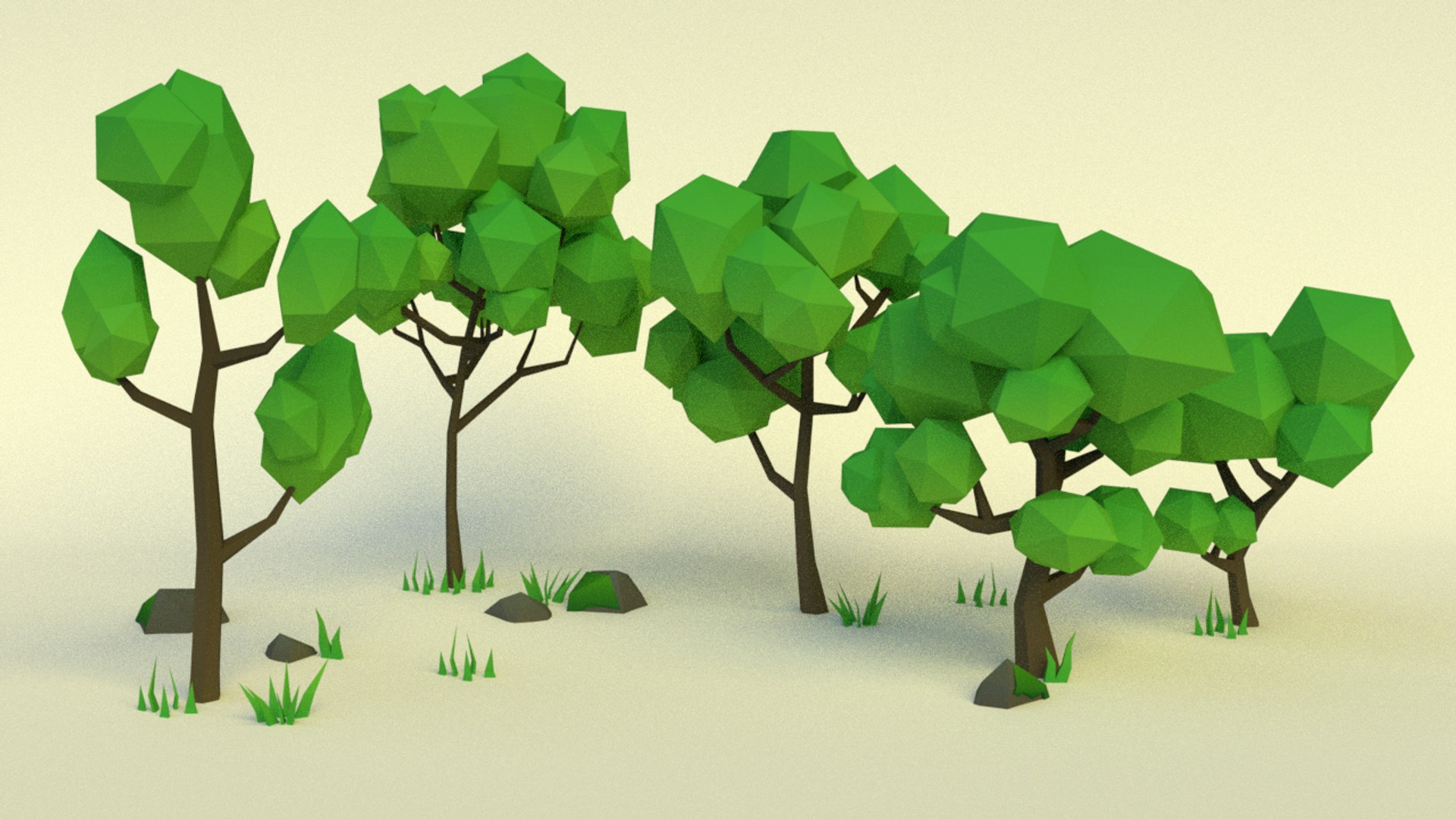 3D Forest Assets - Trees Model - TurboSquid 1353883
