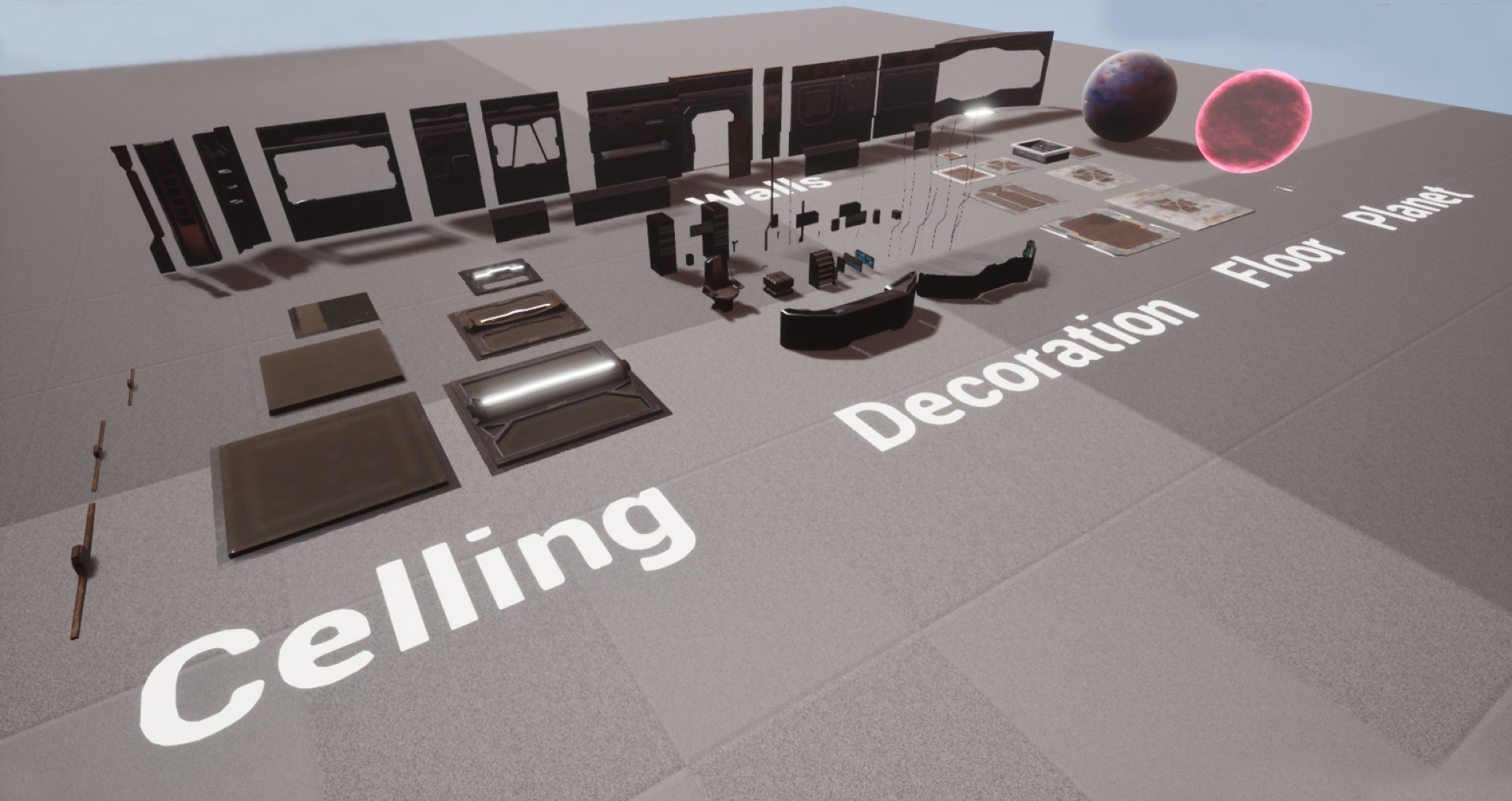 3D Sci-Fi Modular Premium Pack Unreal Engine Project Model - TurboSquid ...