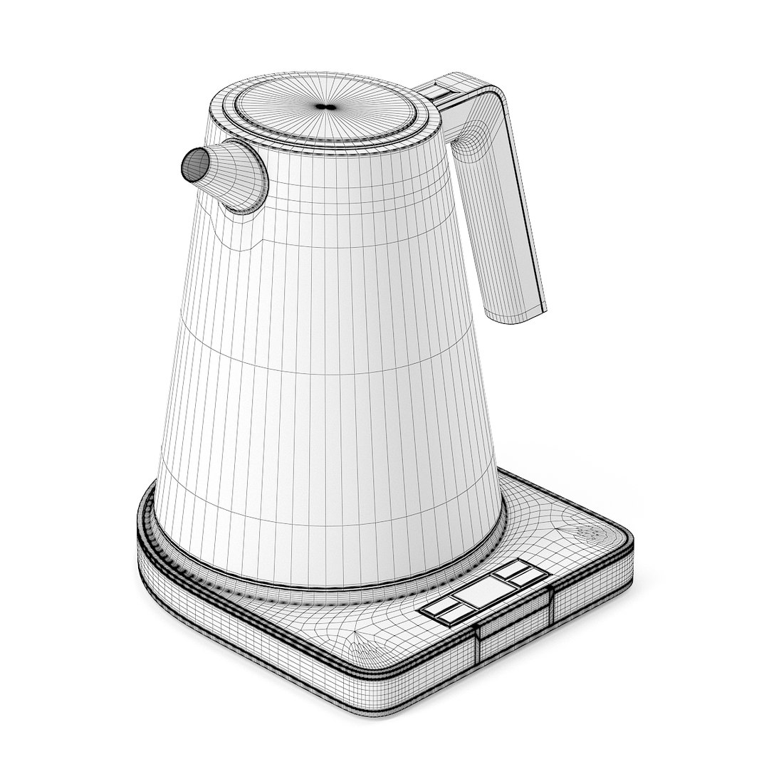 Metal Electric Kettle 3d Max