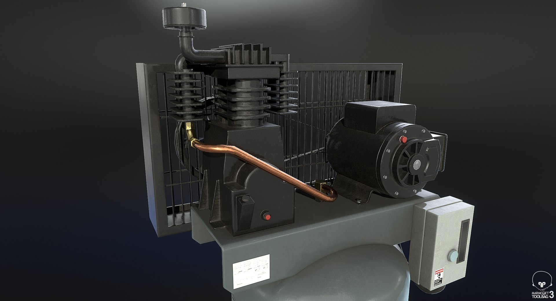 3D Model Air Compressor - TurboSquid 1218577