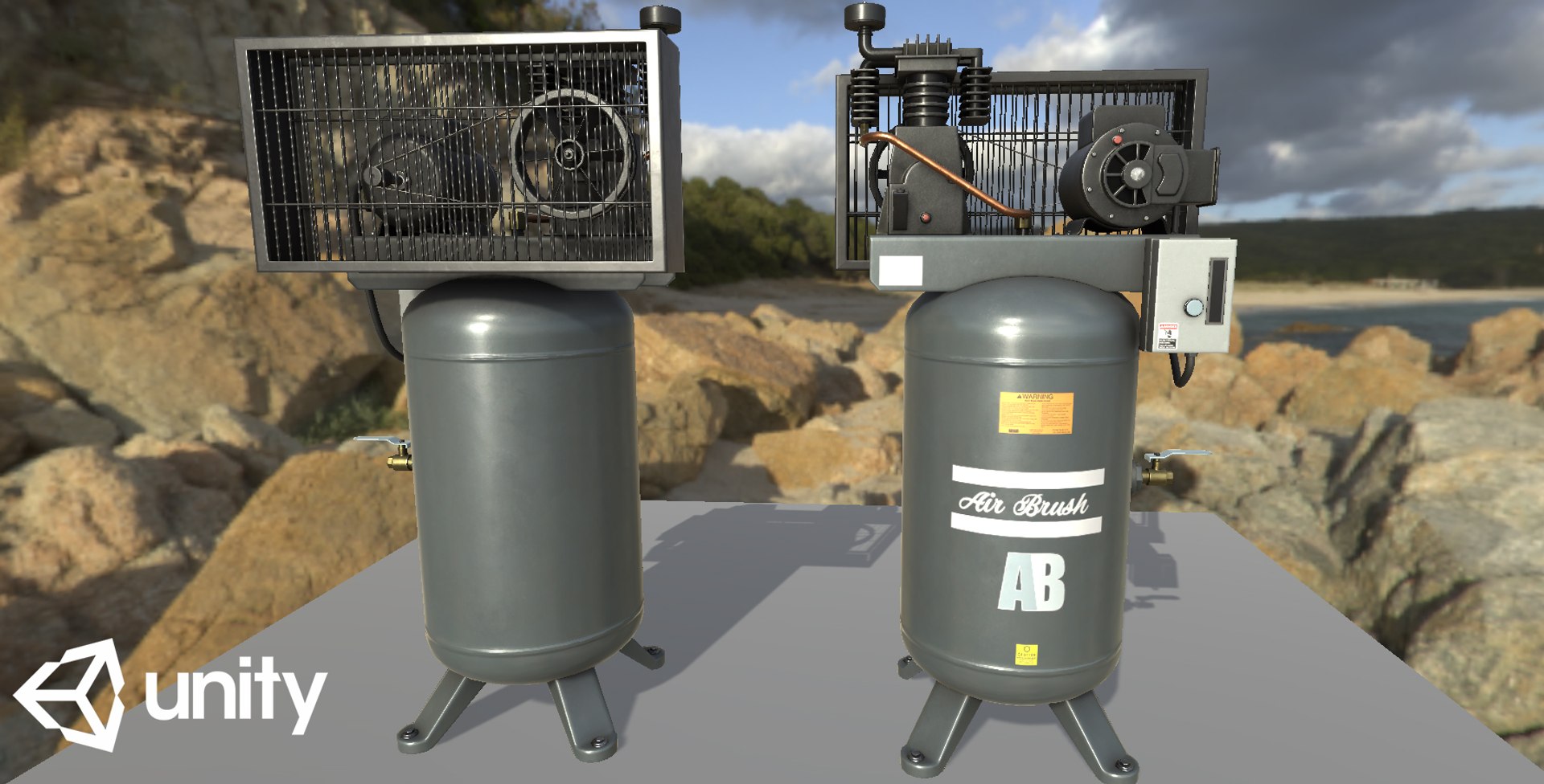 3D Model Air Compressor - TurboSquid 1218577