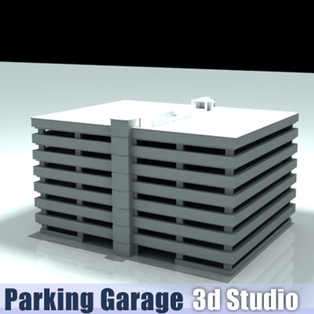 3d Model Parking Structure Garage