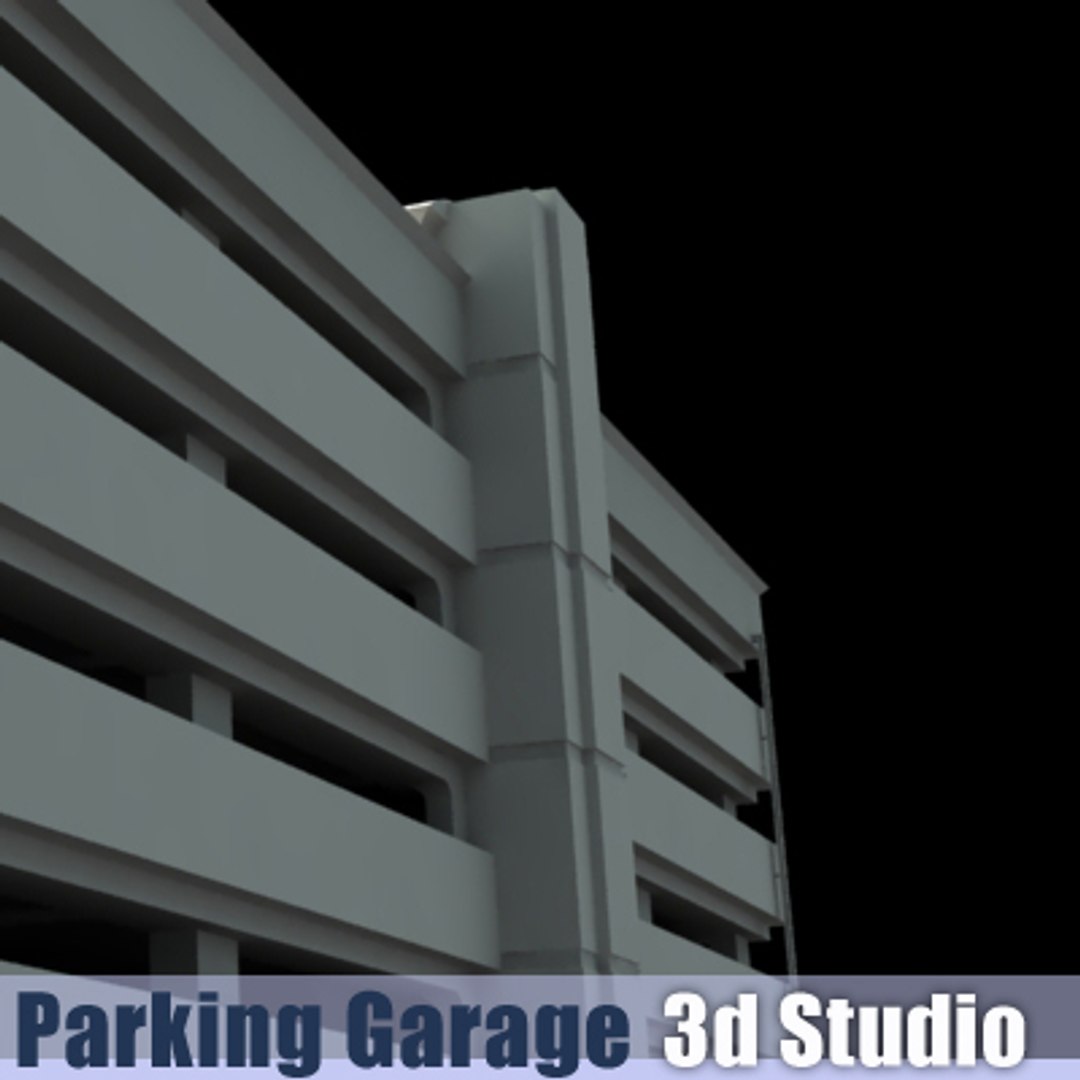 3d Model Parking Structure Garage