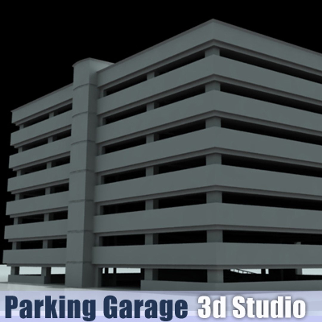 3d Model Parking Structure Garage