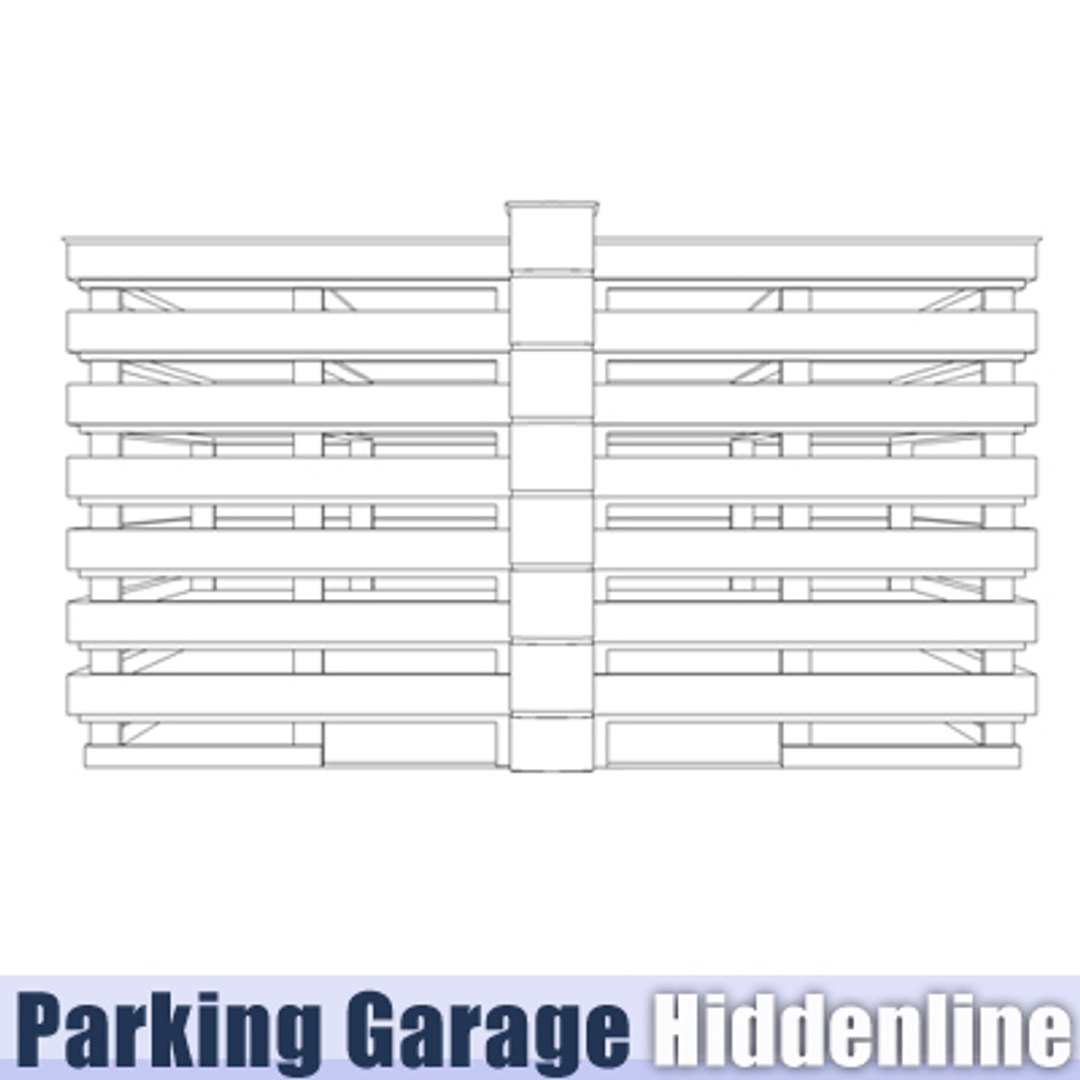 3d Model Parking Structure Garage