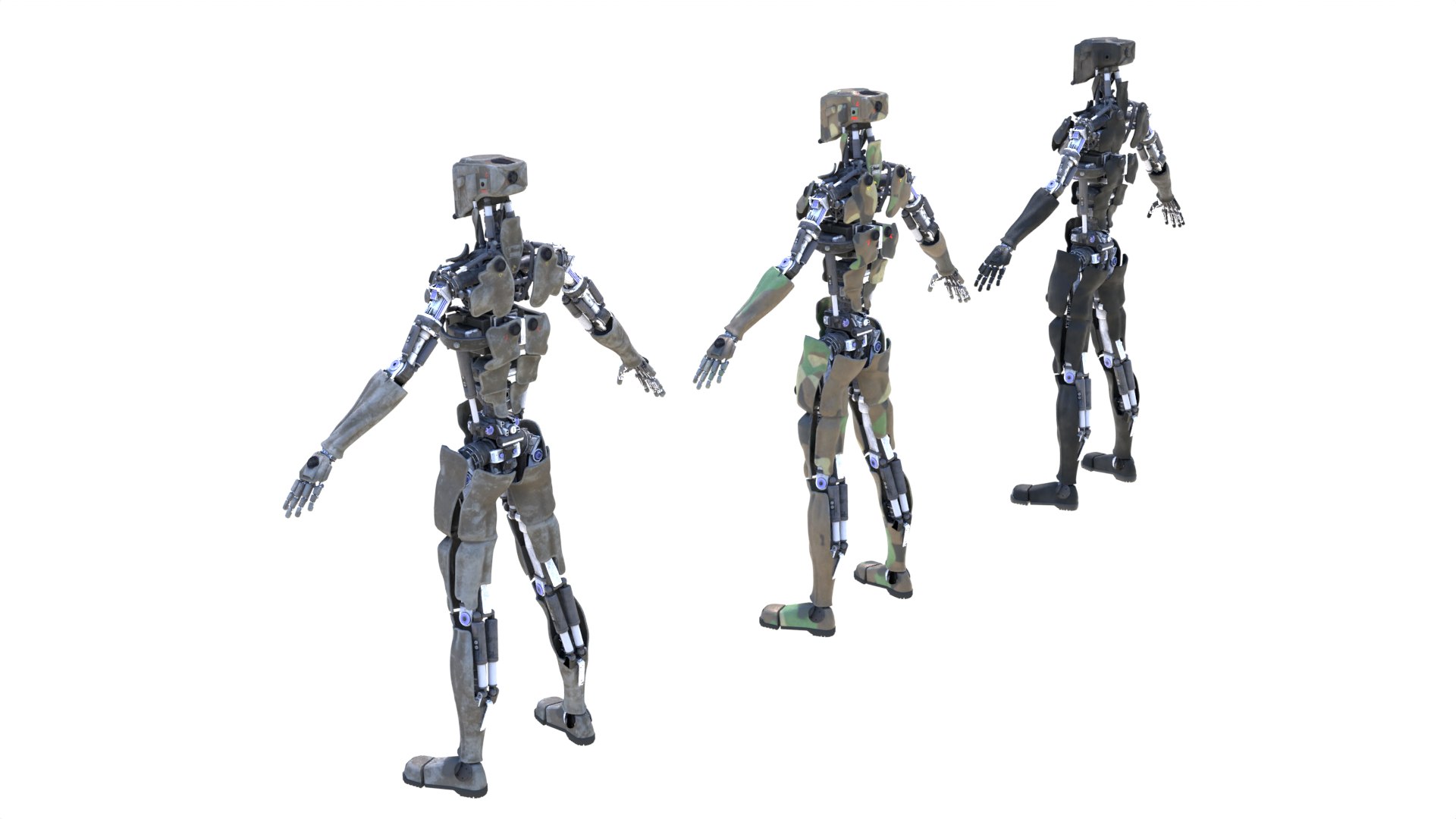 Sci-fi Robot Pack 3D model - TurboSquid 2167348
