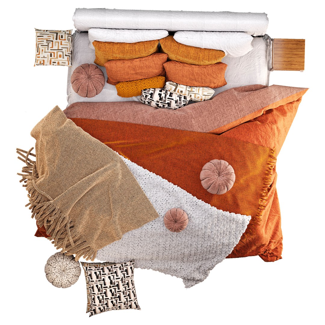 Flocca Linen Flat Sheet 3D - TurboSquid 2302224