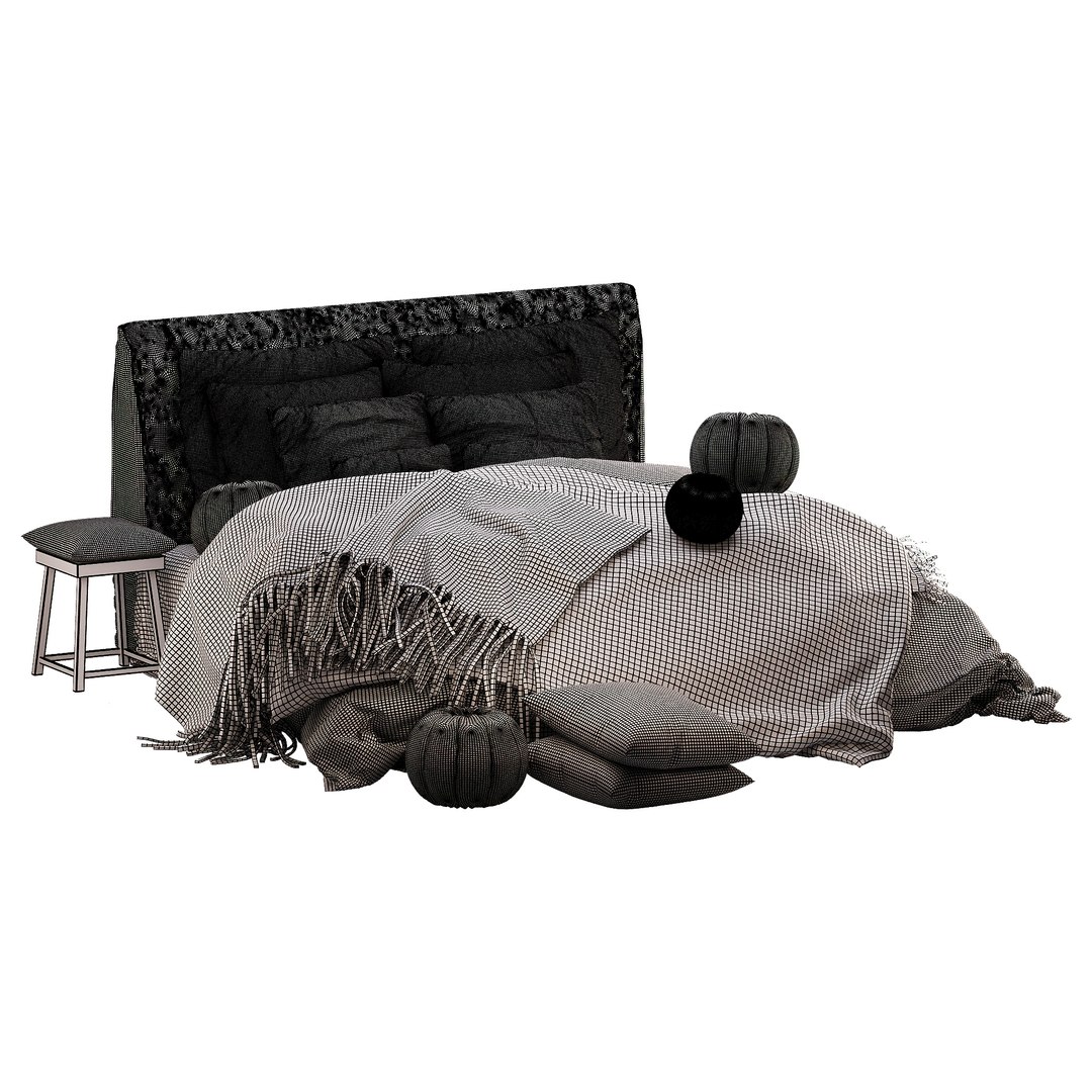 Flocca Linen Flat Sheet 3D - TurboSquid 2302224