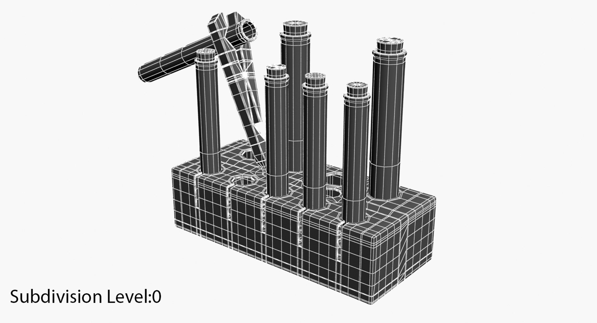 3d Model Test Tube Rack