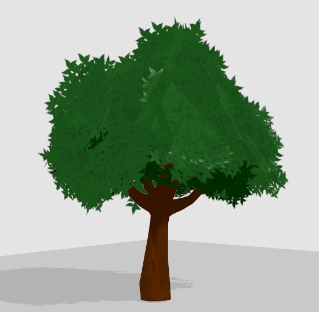 Toon Tree 3D Model - TurboSquid 1385539