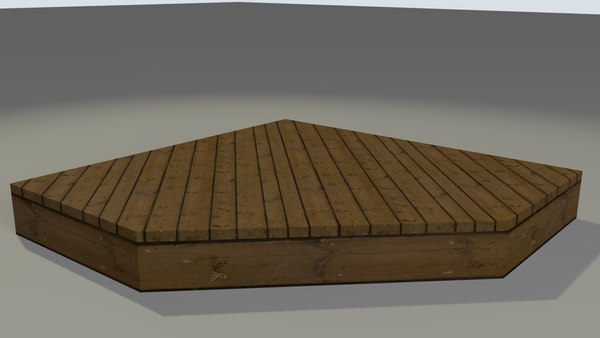 patio deck 3d model