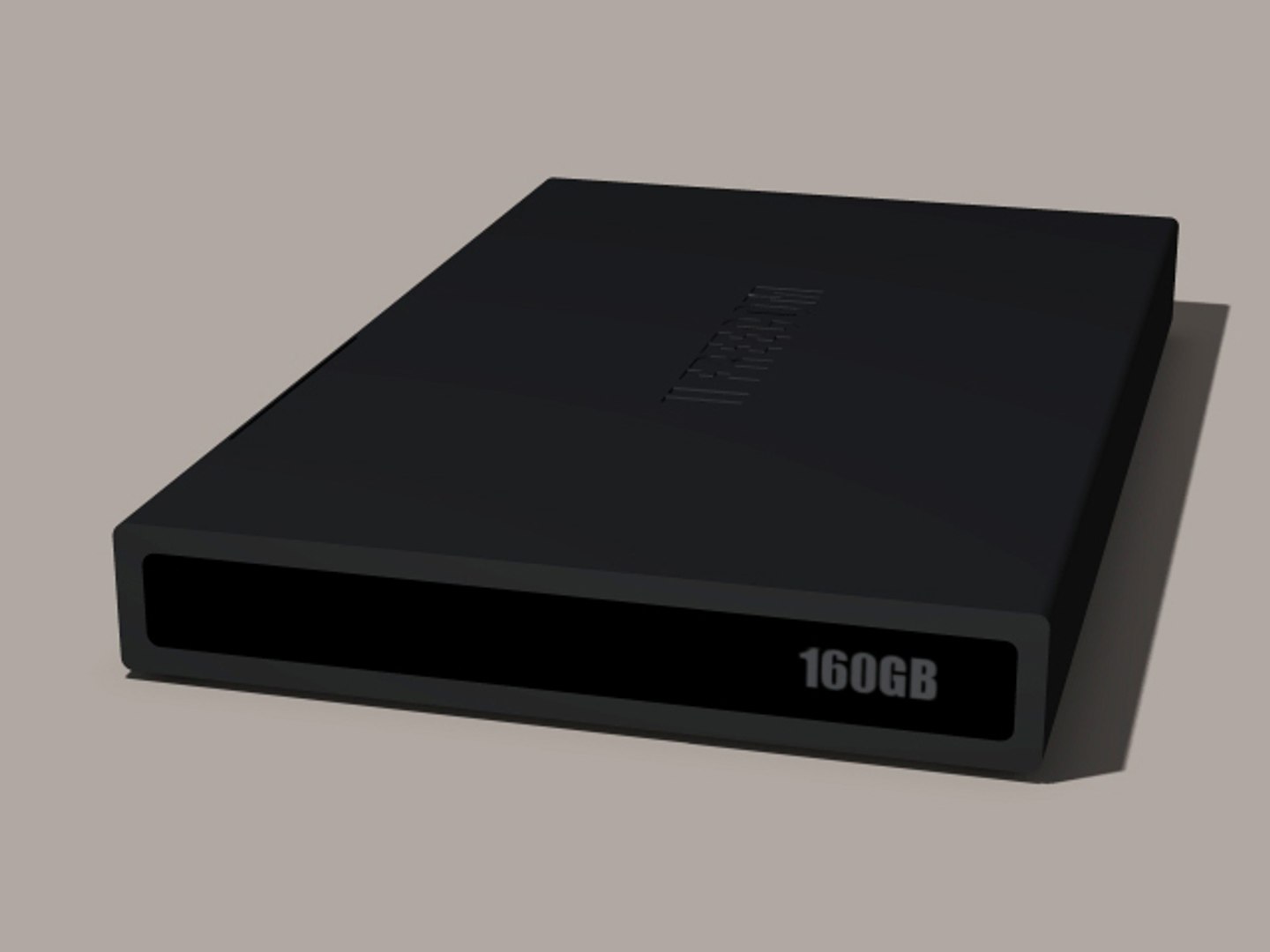 3d external hard drive model
