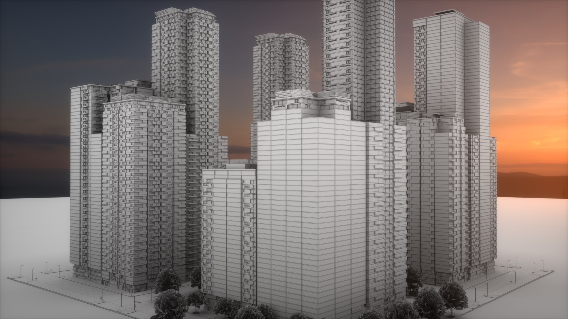 3D City Block Type B06 Model - TurboSquid 2092336