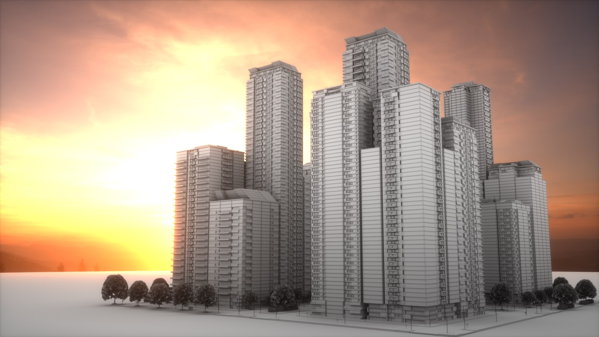 3D City Block Type B06 Model - TurboSquid 2092336