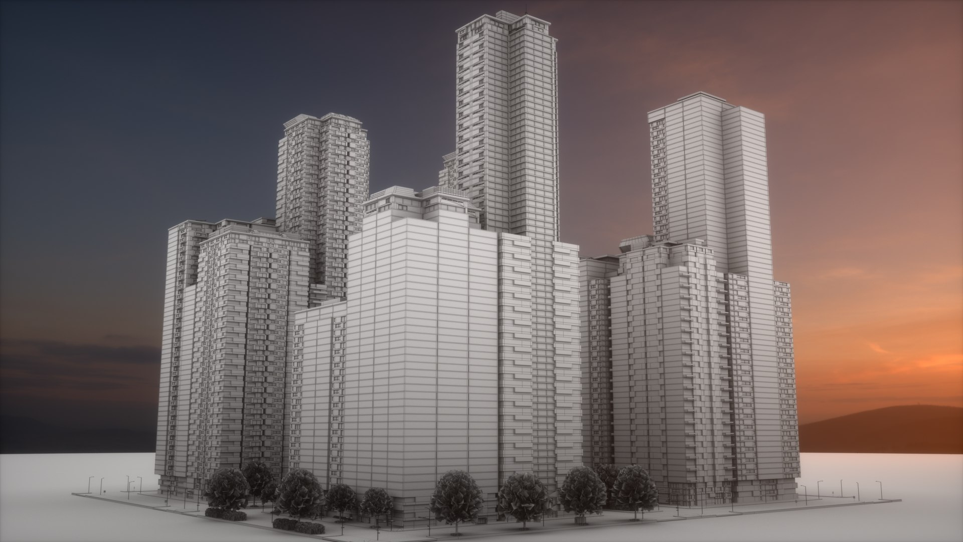 3D City Block Type B06 Model - TurboSquid 2092336