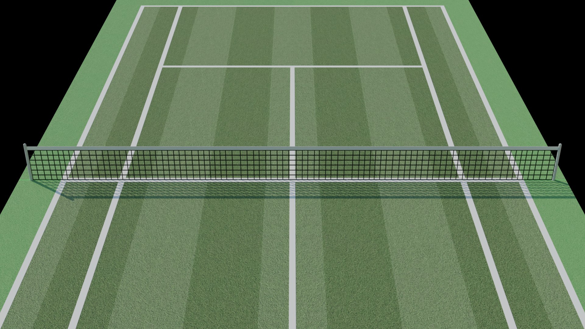 3D Tennis Court V6 - TurboSquid 2056997