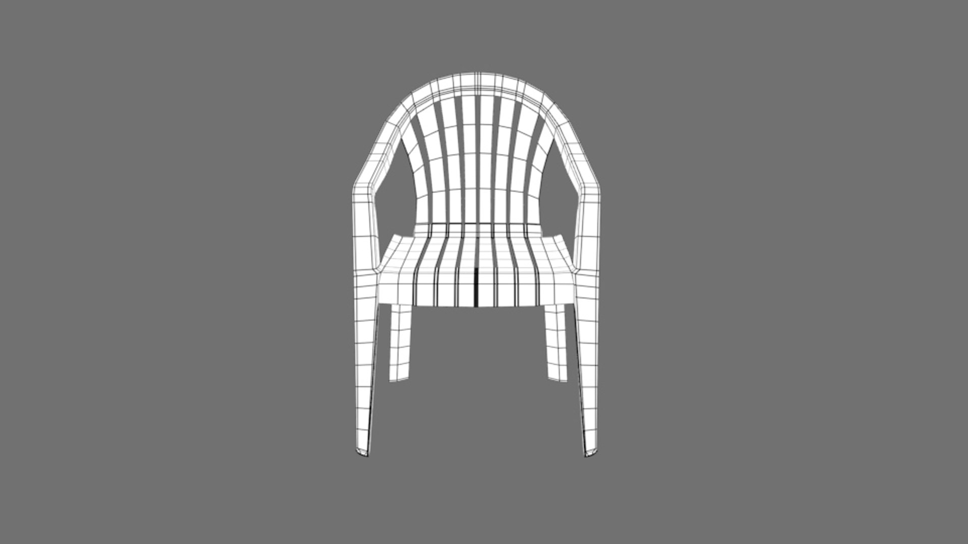 Chair Monobloc Plastic Model - TurboSquid 1561439