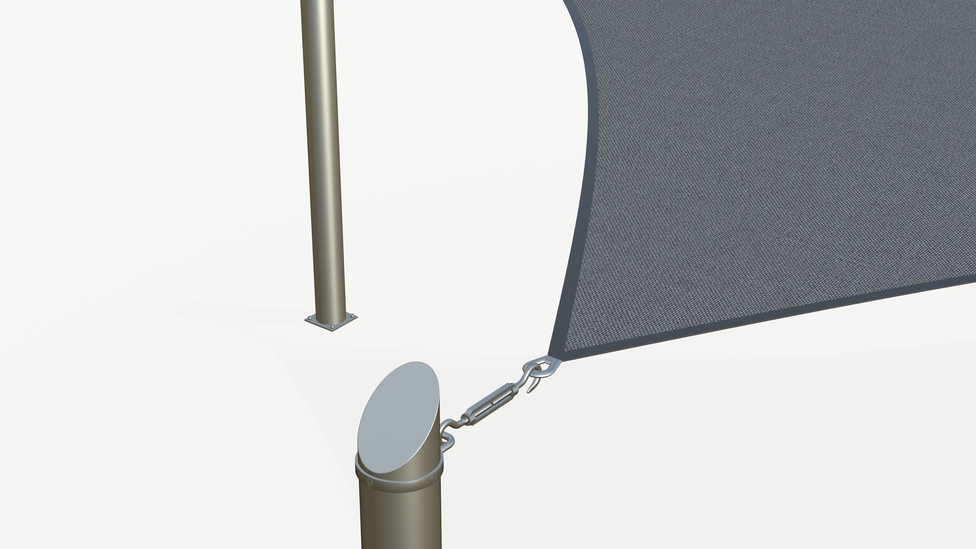 3D Sun Shade Tensile Structure model - TurboSquid 2040642