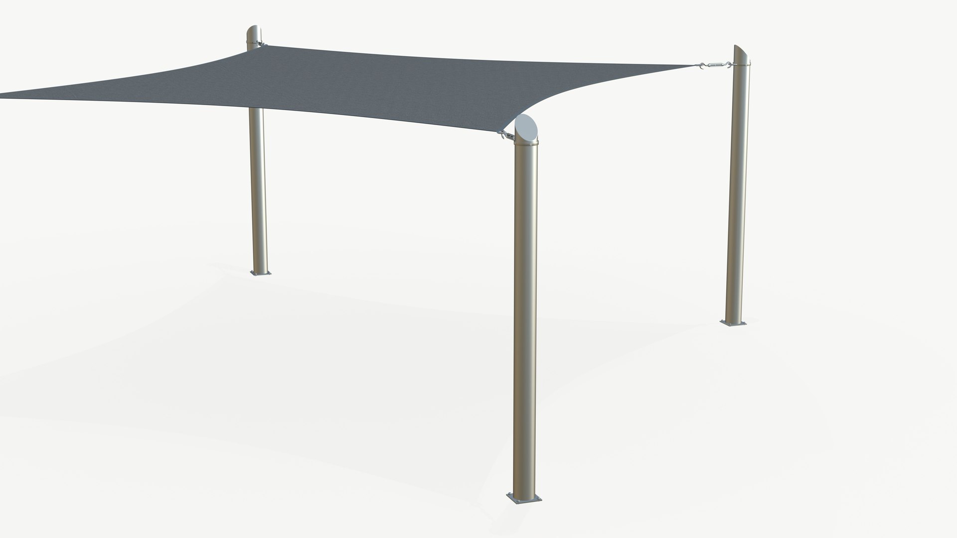 3D Sun Shade Tensile Structure model - TurboSquid 2040642