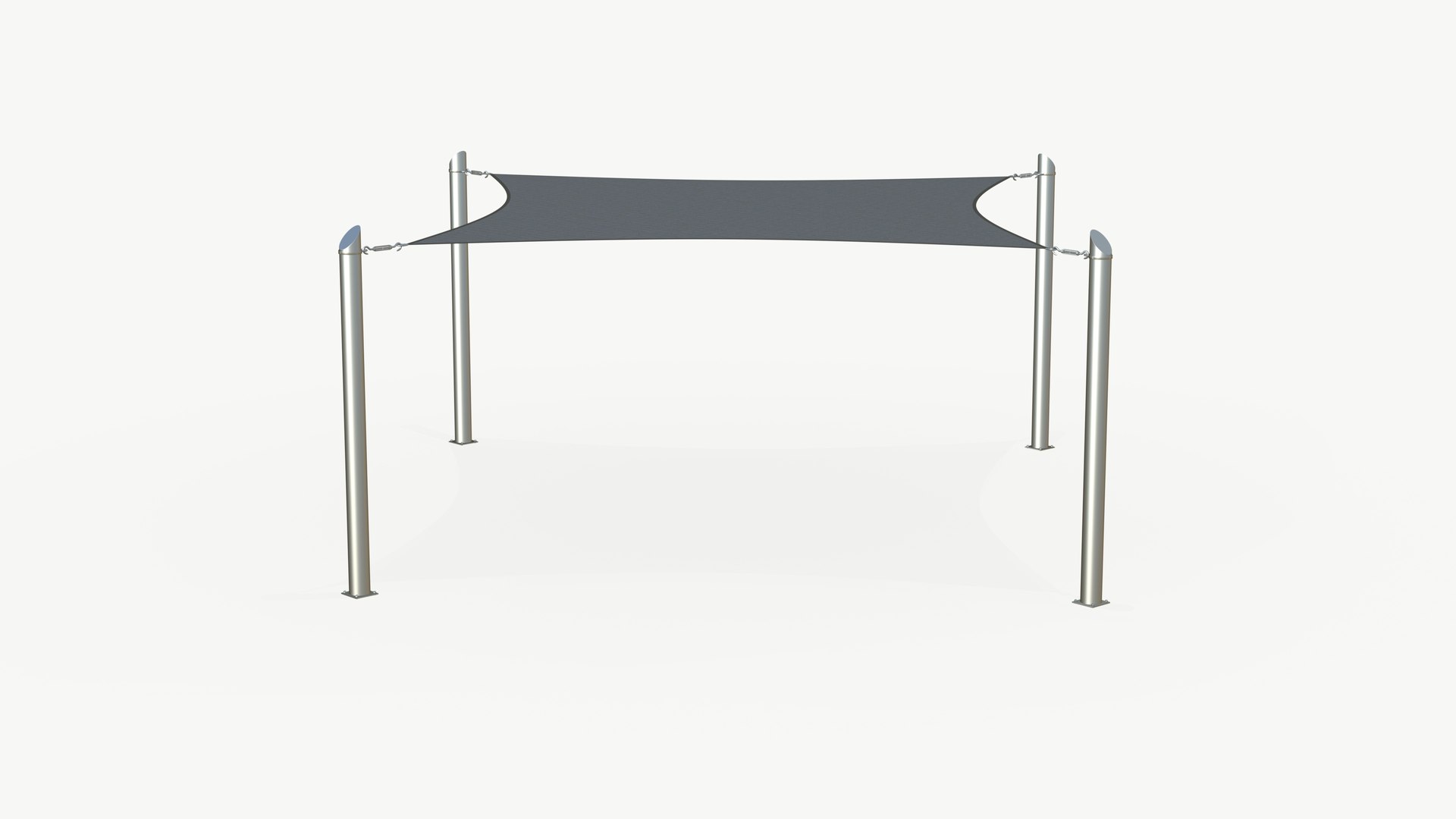3D Sun Shade Tensile Structure model - TurboSquid 2040642