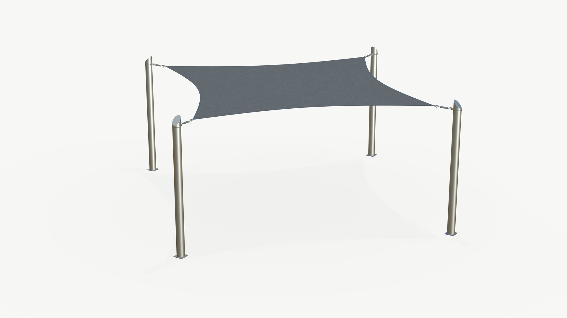 3D Sun Shade Tensile Structure model - TurboSquid 2040642