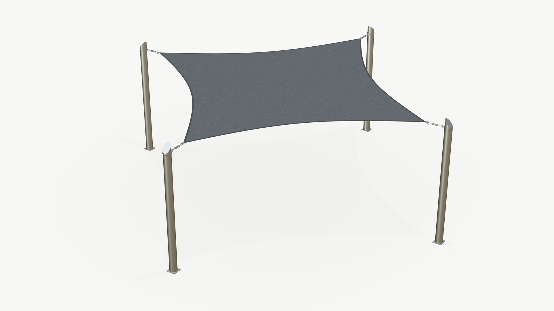 3D Sun Shade Tensile Structure model - TurboSquid 2040642