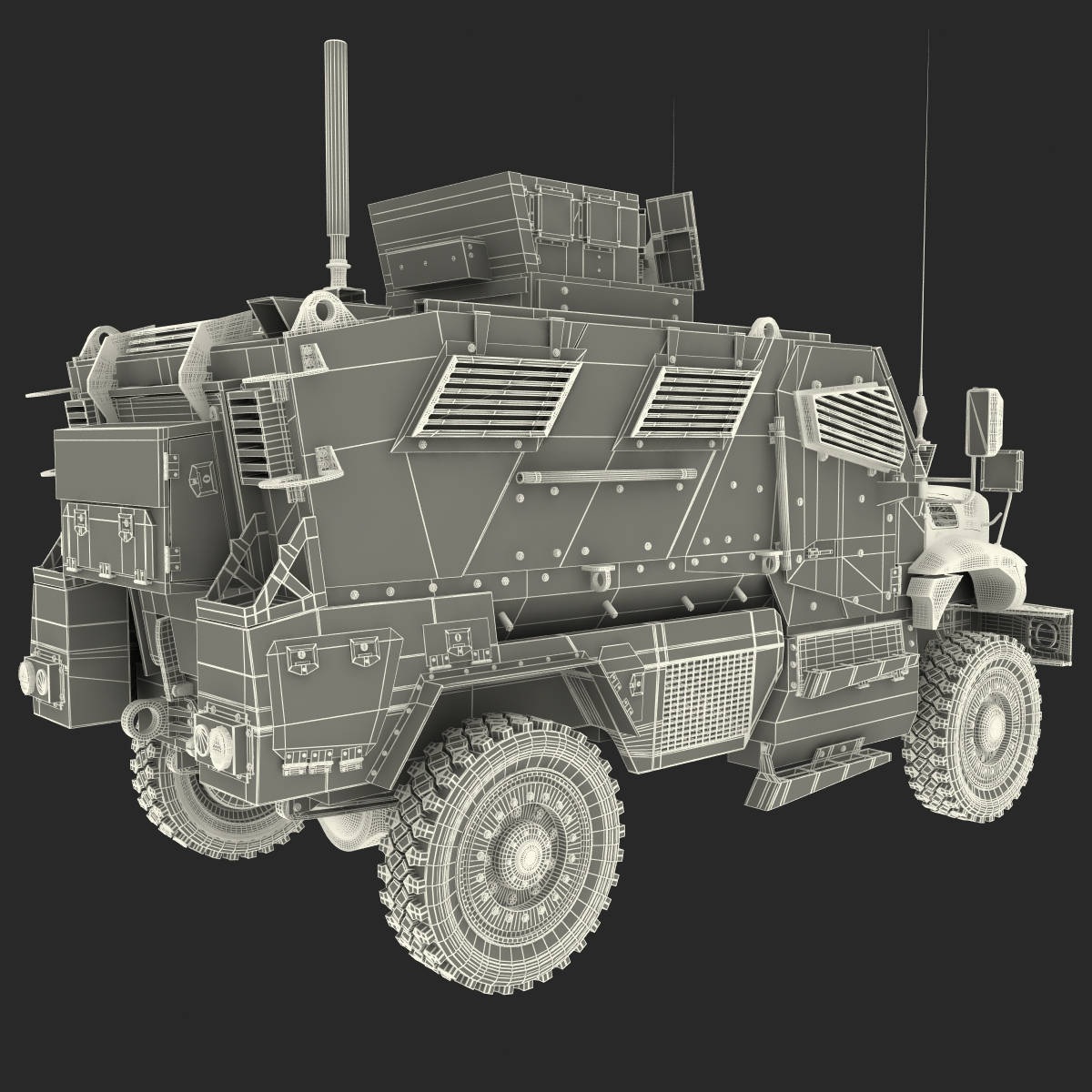 3d maxxpro mrap armoured fighting vehicle