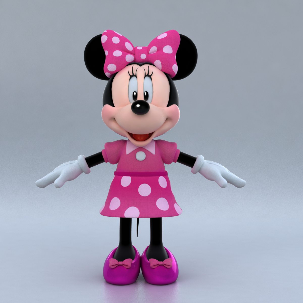 minnie mouse 3d model