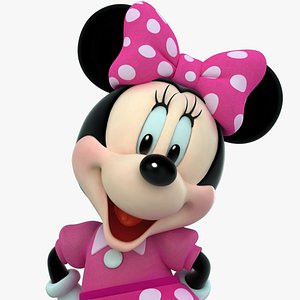 Download Free & Premium Minnie Mouse 3D Models | TurboSquid