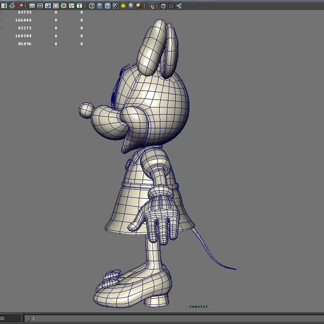 Minnie Mouse 3d Model