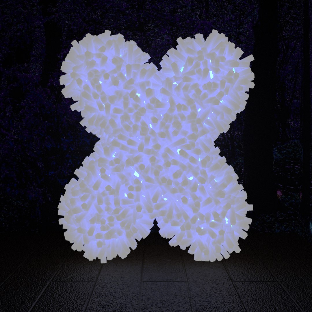 3D Light Letter - TurboSquid 1638449