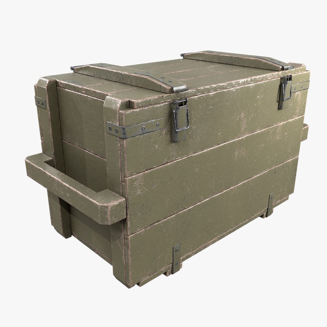 Military Crate 01 3D Model - TurboSquid 1848027