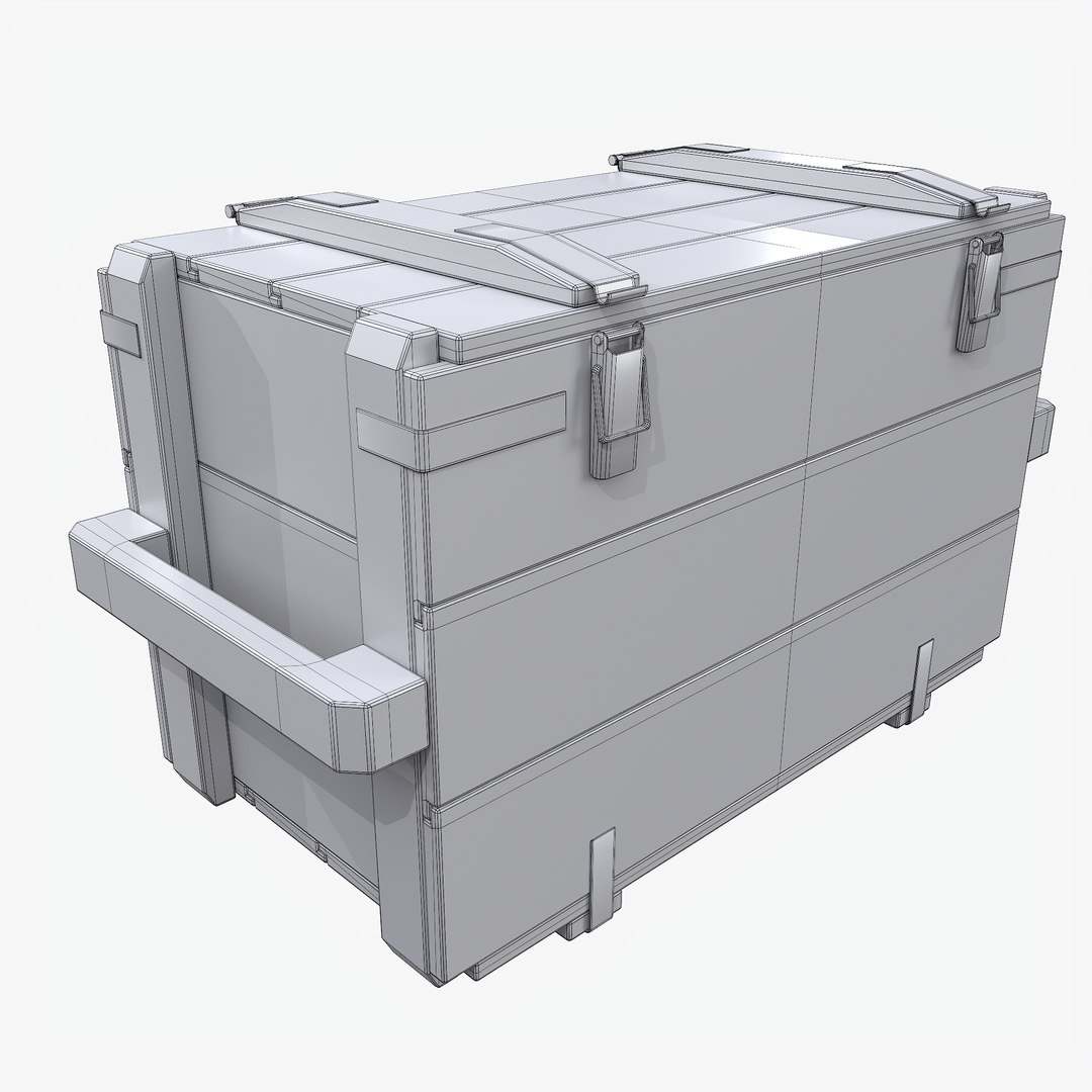 Military Crate 01 3D Model - TurboSquid 1848027