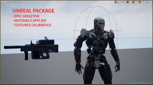 Robot Unreal Unity model - TurboSquid 1879595