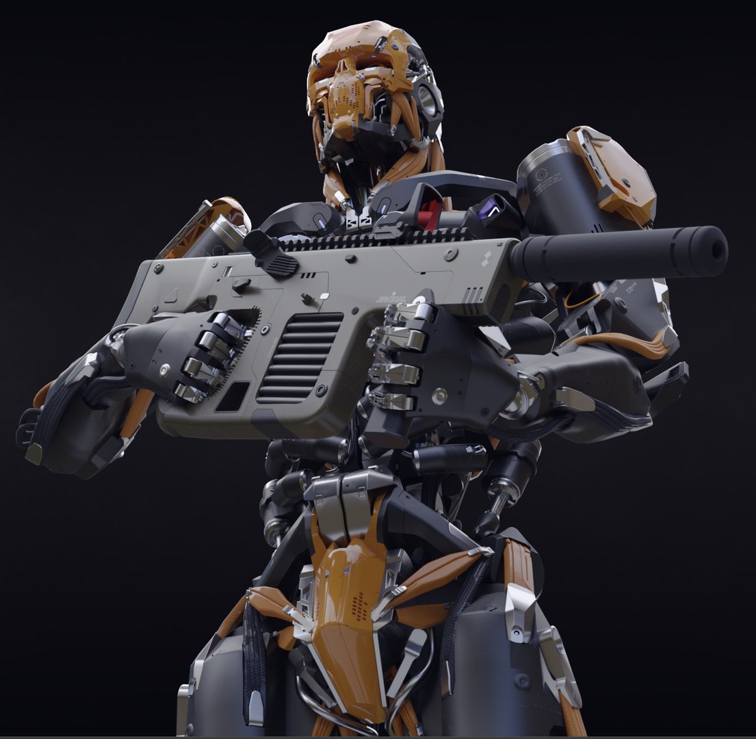 Robot Unreal Unity Model - TurboSquid 1879595