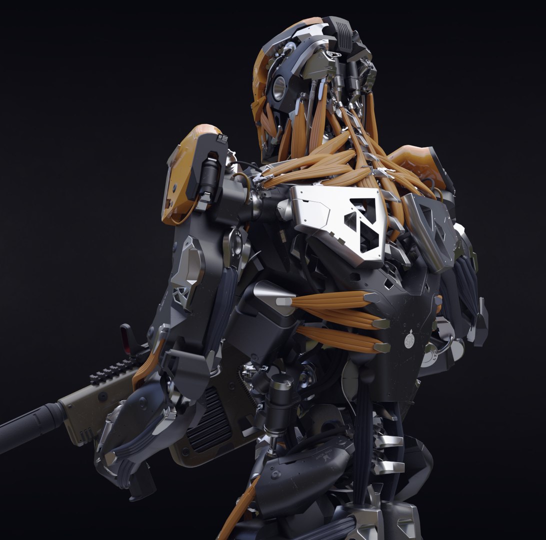 Robot Unreal Unity Model - TurboSquid 1879595