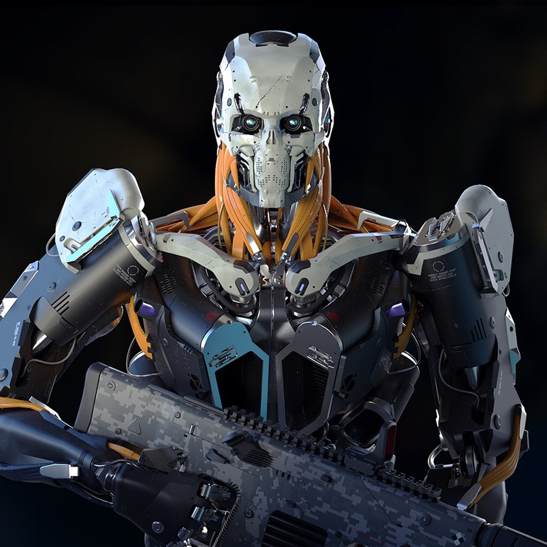 Robot Unreal Unity model - TurboSquid 1879595